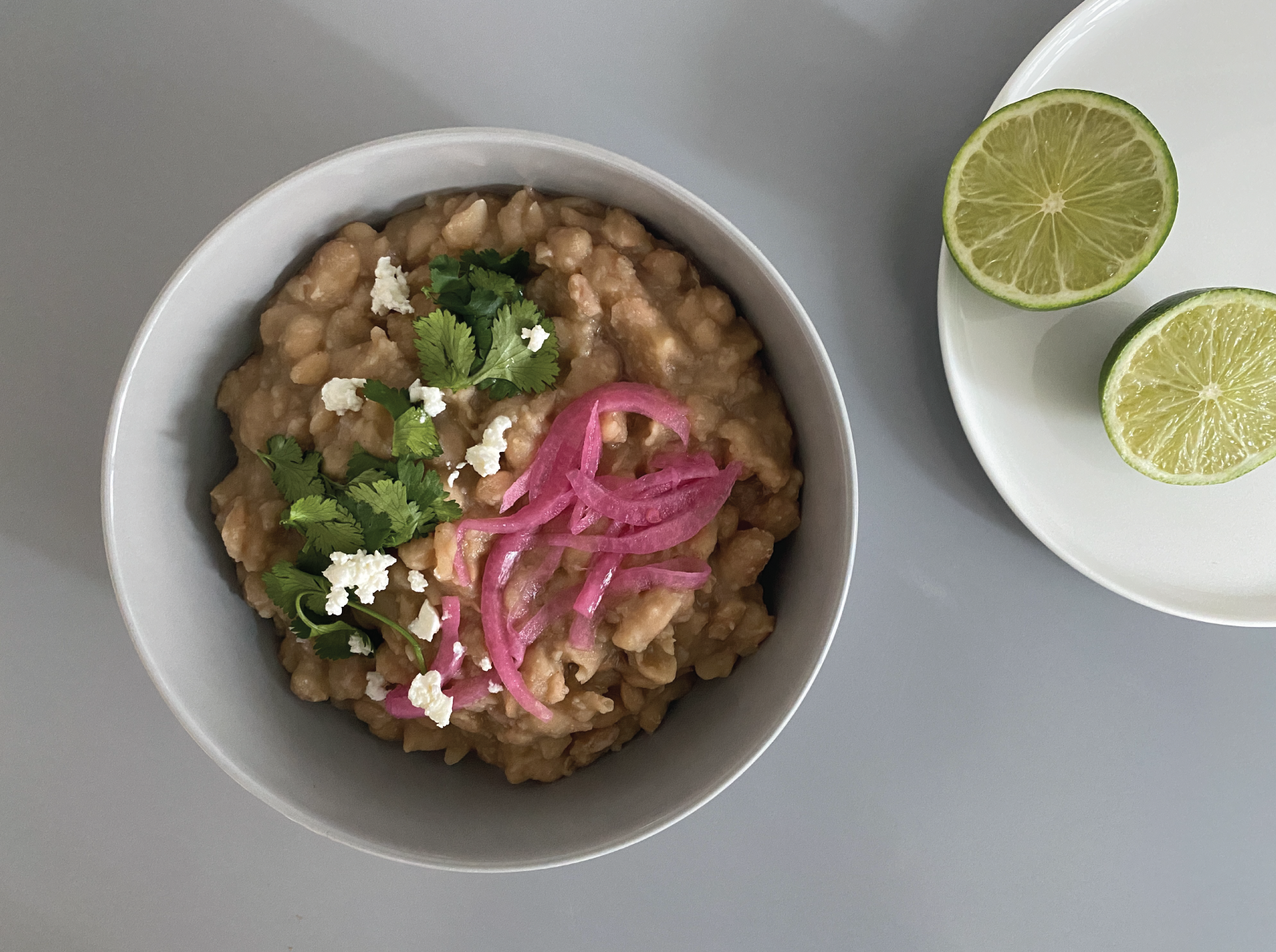 Easy Refried Peruano Beans